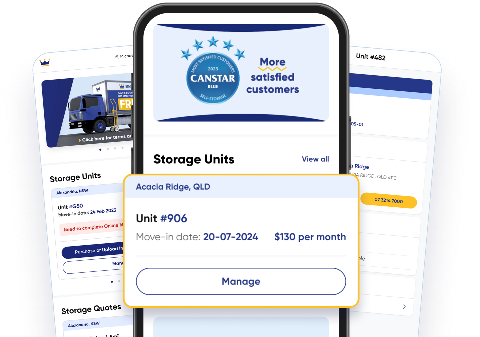 Storage King | Mobile App - Account Management & Support