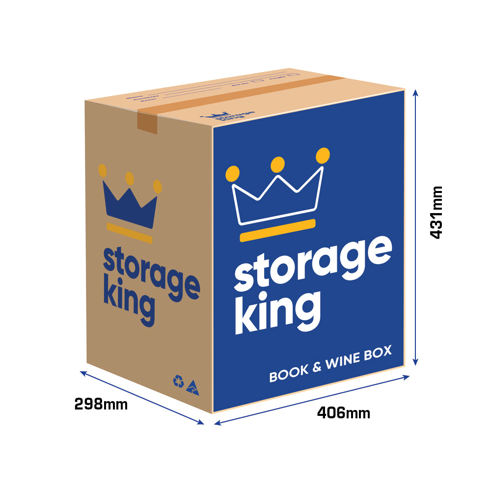 Storage King | Book & Wine Box | Cardboard Boxes